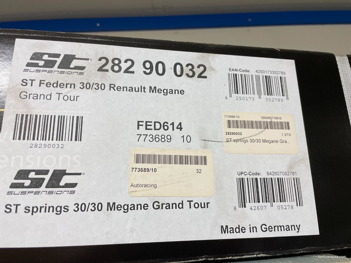 Nettivaraosa - ST SUSPENSIONS 28290032 - MADALLUSJOUSET - Tuning osat ...