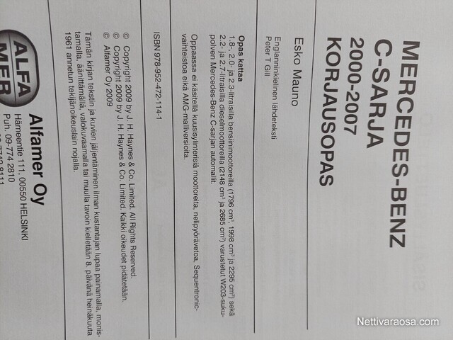 Nettivaraosa - Alfamer MB - Vw Passat ja Jetta Mercedes ...