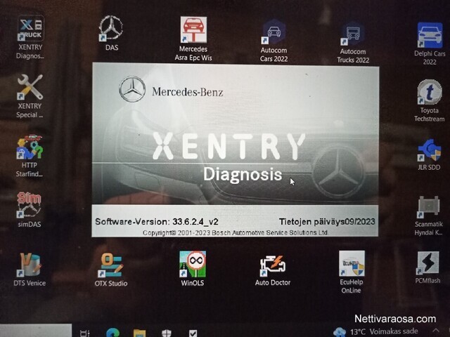 Nettivaraosa - Mercedes Xentry Moni merkki Autotesteri pc 2024 ...