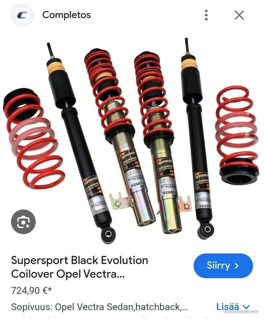 Nettivaraosa - Supersport Black edition 1996 - Coilover - Tuning osat - Nettivaraosa